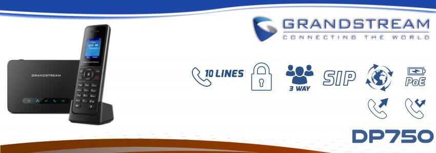 Grandstream DP750 Dect Phone Base and DP720 | VoIP Telephony UAE